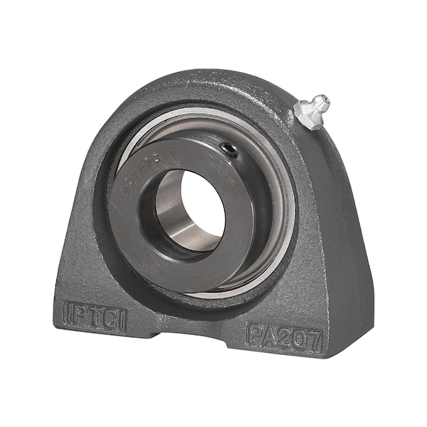 Iptci Tapped Base Pillow Block Ball Bearing Mounted Unit, 1.25 in Bore, Eccentric Collar Locking ...